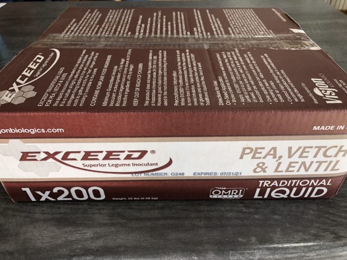 Exceed Organic Liquid Inoculant For Peas, Beans, & Lentils